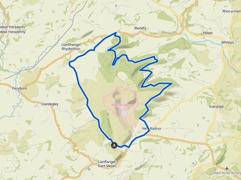 Radnor Forest and Shepherd's Tump loop | Percurso de BTT | Komoot